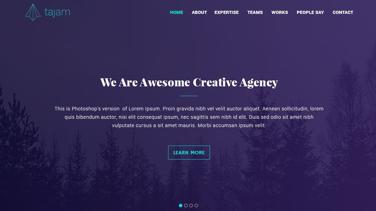 PSD to HTML Tutorial Part 5 | PSD to HTML | Photoshop to html5 - YouTube