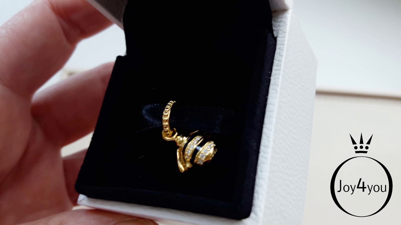 Шарм-подвеска "Пчела" #367075EN16 - YouTube