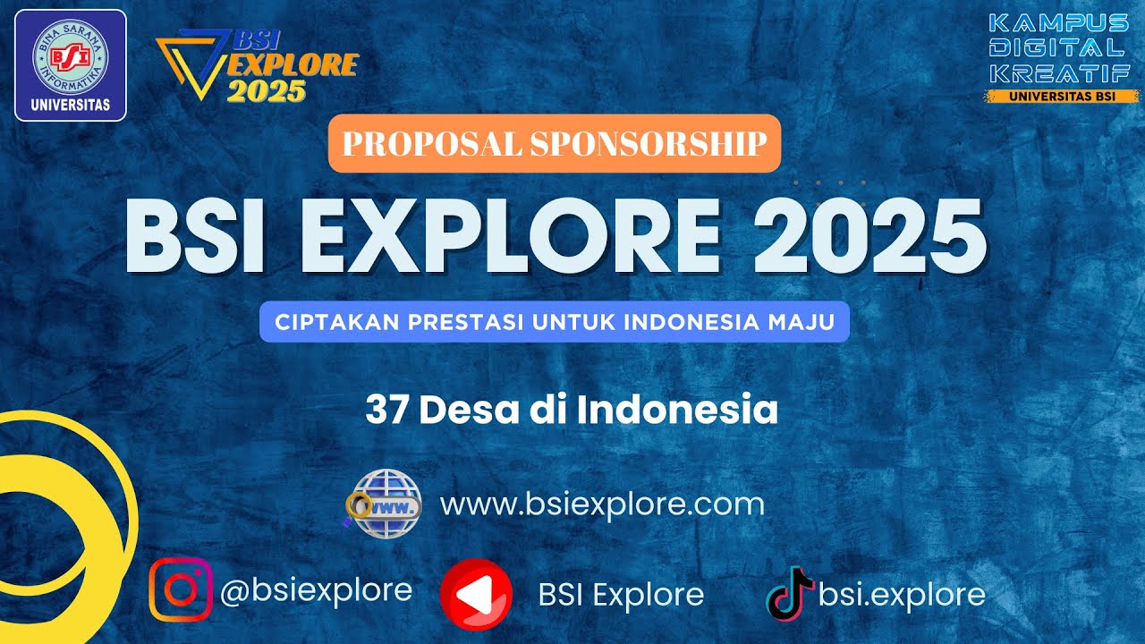Open Sponshorship BSI Explore 2025 - YouTube