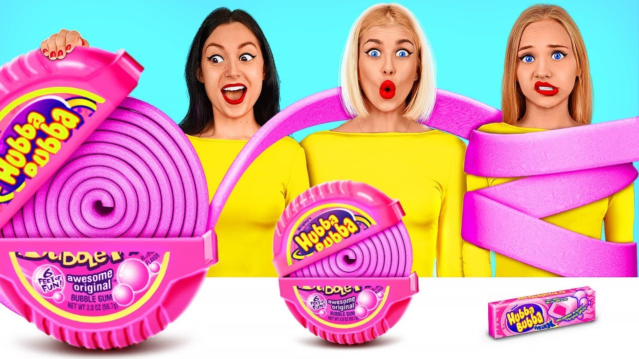 Big vs Medium vs Small Food Challenge | Cooking Battle with Giant vs ...