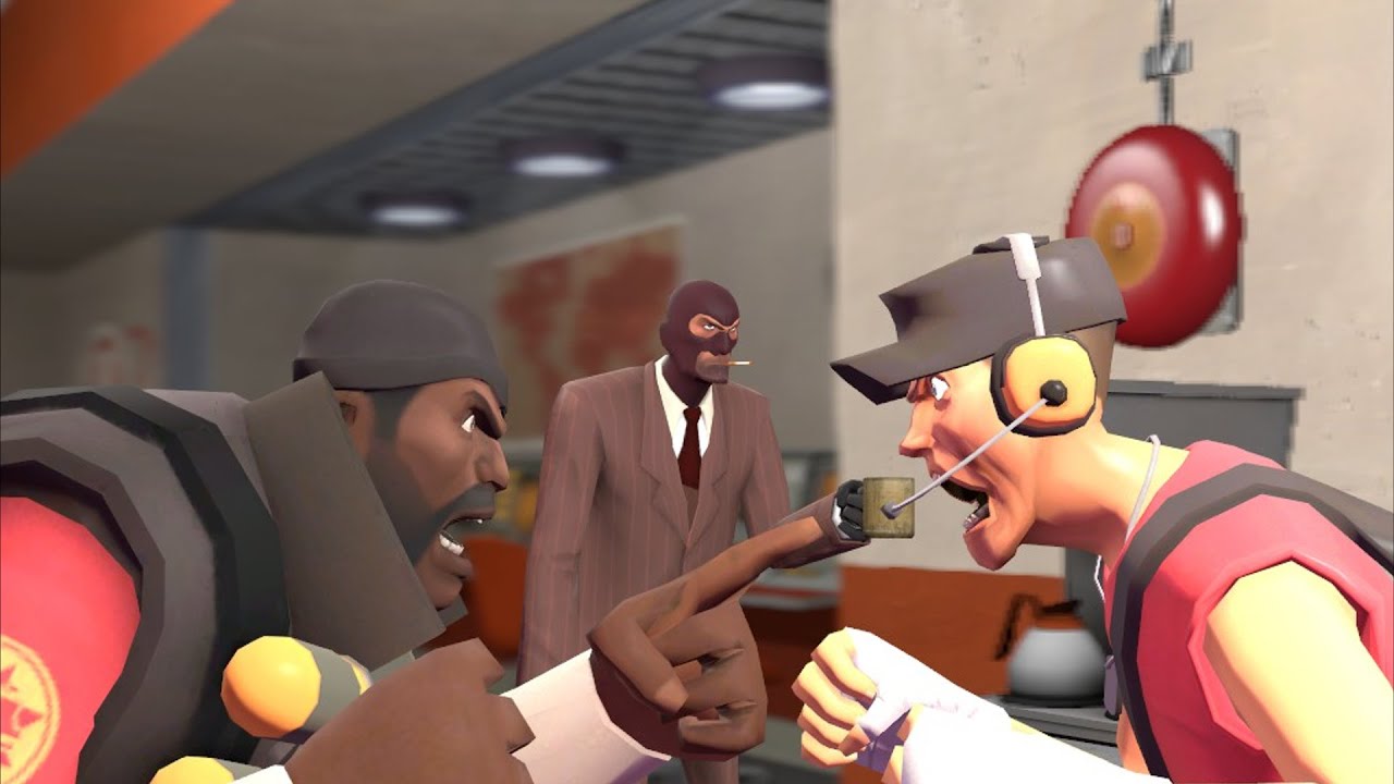 [TF2] - Scout and Demoman Argue about Blueberries and Spy has enough of ...