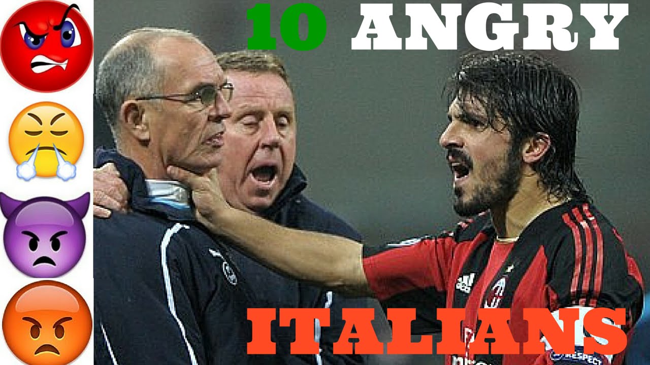 10 Angry Italians (of Football) - YouTube