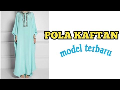 CARA MUDAH MEMBUAT POLA KAFTAN POLA KAFTAN - YouTube