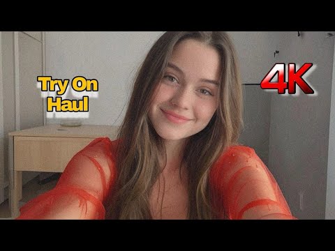 4K Try-On Haul (2026) | Transparent Lingerie & Micro Bikini Try-On Haul With Me