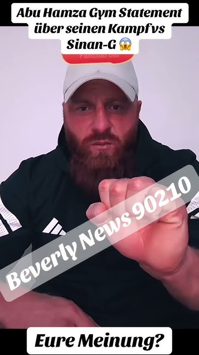 Abu Hamza Gym Statement über seinen Kampf vs Sinan-G 😱 #abuhamzagym #statement #sinang #shorts ...