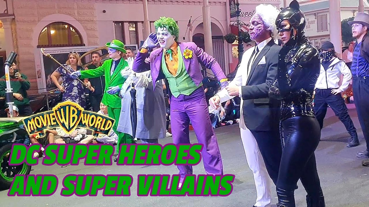DC SUPER HEROES AND SUPER VILLAINS 2025 Movie World Australia - YouTube