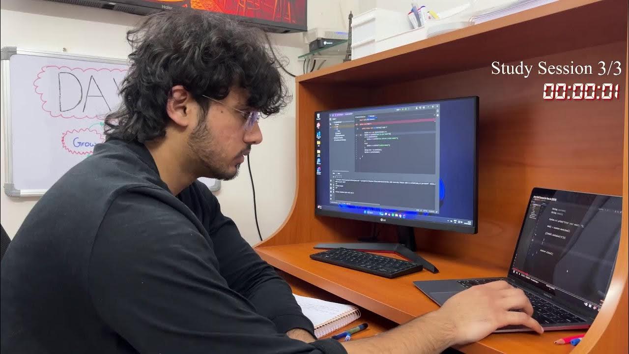 🔴 STUDY WITH ME | DSA DAY 2 | 3 HOURS LIVE 📚 | 50/10 POMODORO ⏳ - YouTube