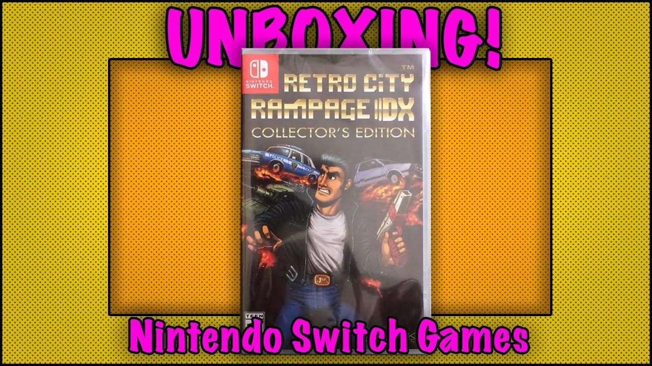 UNBOXING! Retro City Rampage DX Collector's Edition for the Nintendo ...