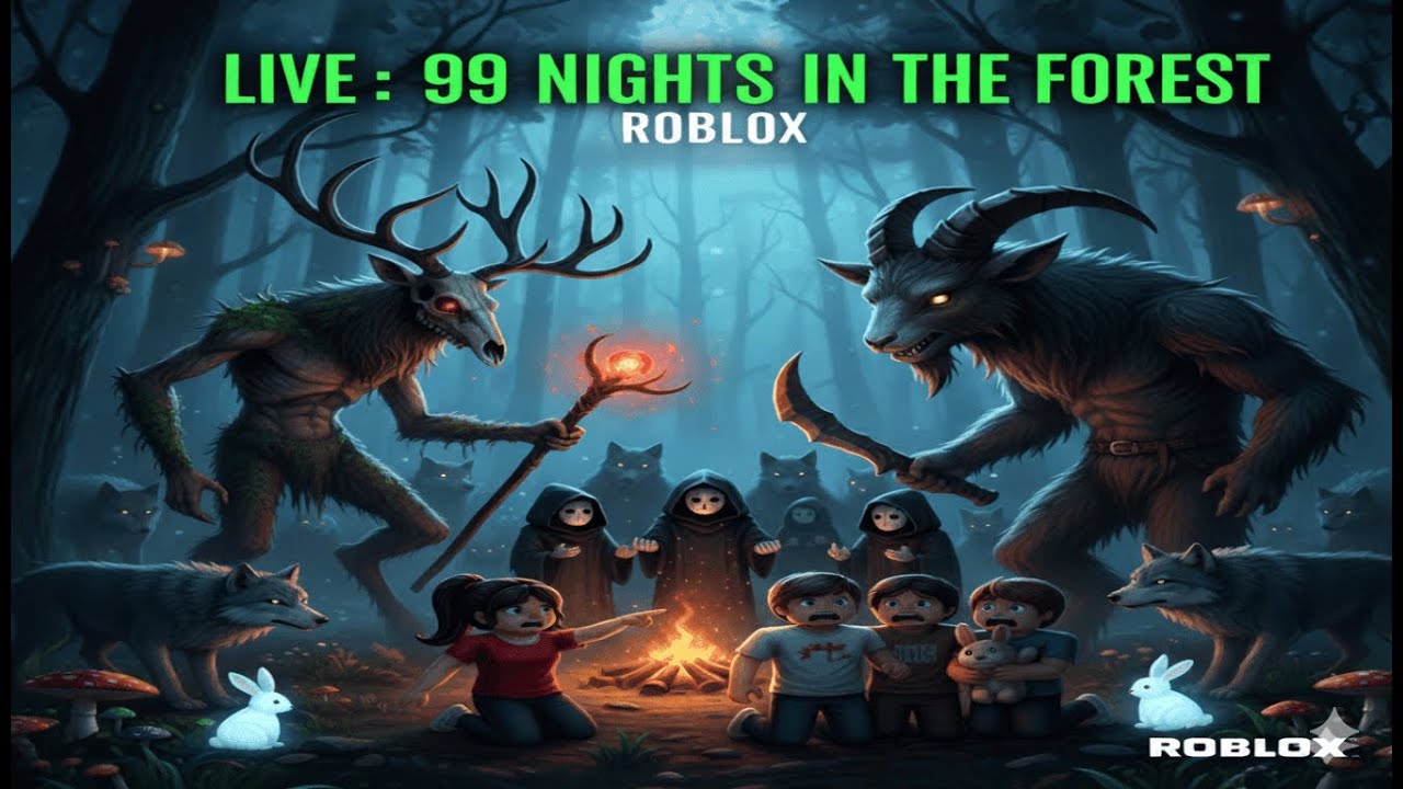 99 Days in the Forest (New Update) with Friends Live #5 - YouTube