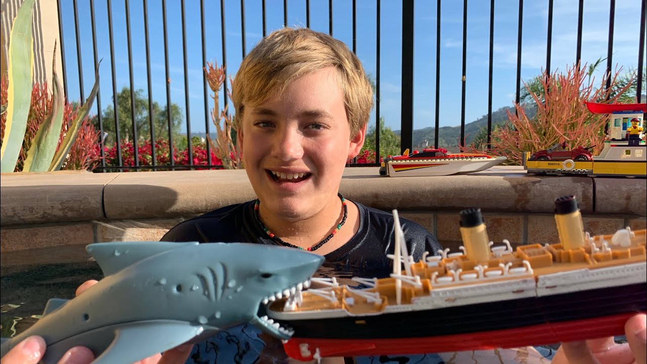 Larry Life Titanic Shark Attack - YouTube