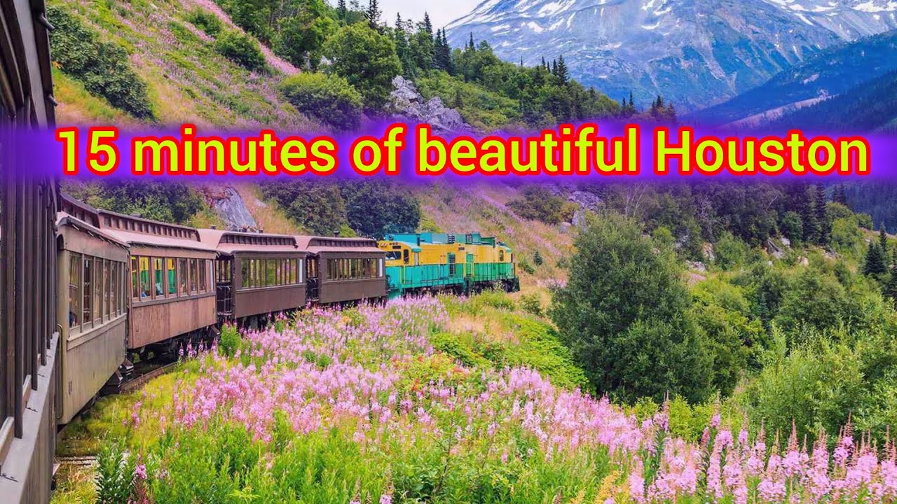 Join me and my family on a beautiful train ride though downtown Houston ...