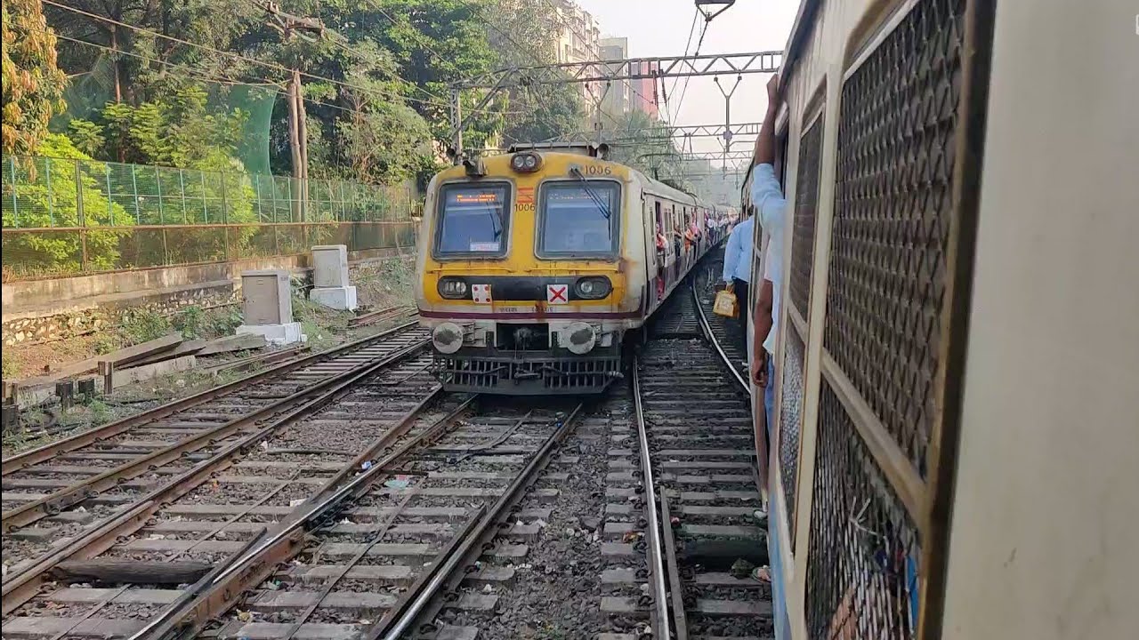 Kurla to Ghatkopar | Badlapur Fast Train Journey | Mumbai Local Train ...