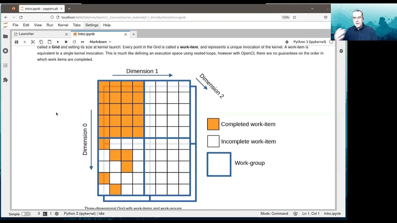 OpenCL - day 1, part 2 - Introduction to Open CL plus exercise - YouTube