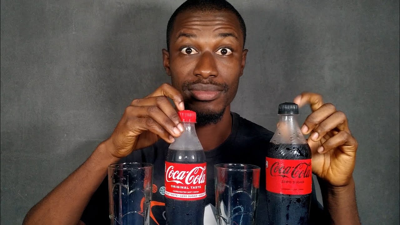 ASMR DRINKING | COCA-COLA ORIGINAL TASTE VS COCA-COLA ZERO ASMR - YouTube