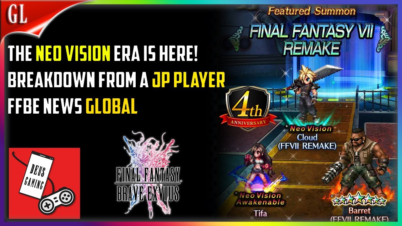 Neo Vision Tifa is free! Neo Vision Era Debut, FFBE News Final Fantasy ...