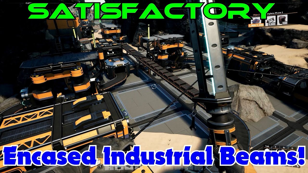 Encased Industrial Beams! Satisfactory 1.0 Gameplay Ep-16 - YouTube