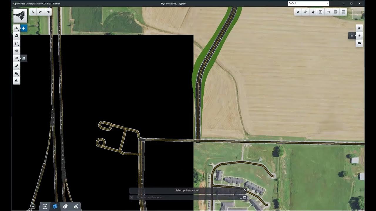 OpenRoads ConceptStation Convert Open Street Maps to Roads - YouTube