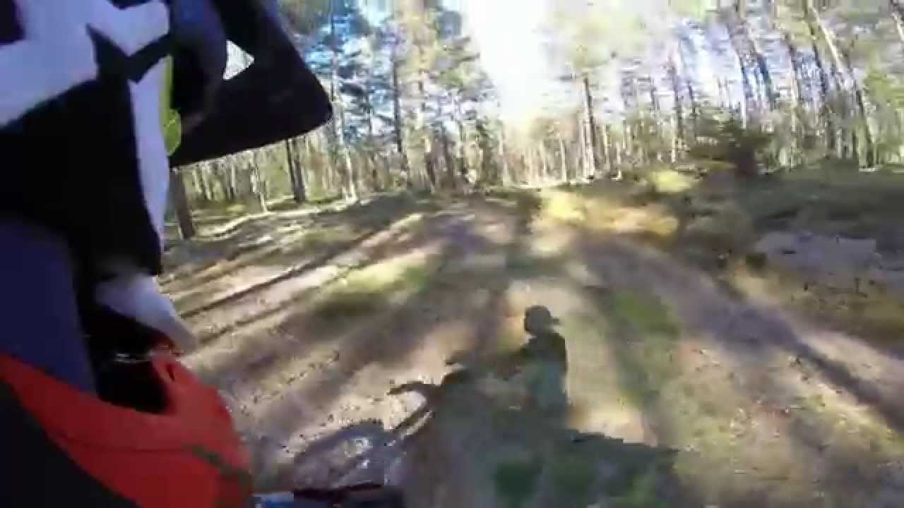 Enduro and trail riding with KTM 450 sxf - YouTube