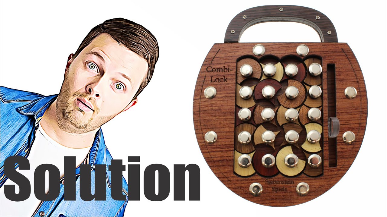 Combi-Lock from Siebenstein Spiele - Solution - YouTube