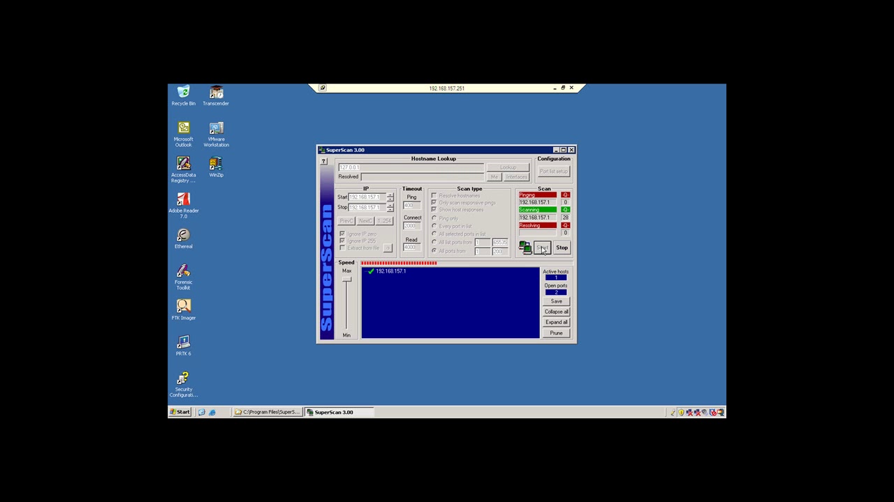 Port Scanning with SuperScan - YouTube