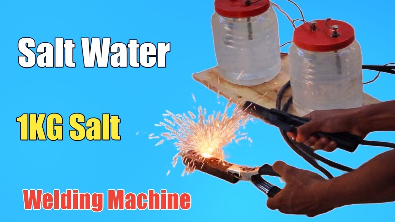 i turn the 1Kg salt Into 220v powerful free welding machine make at ...