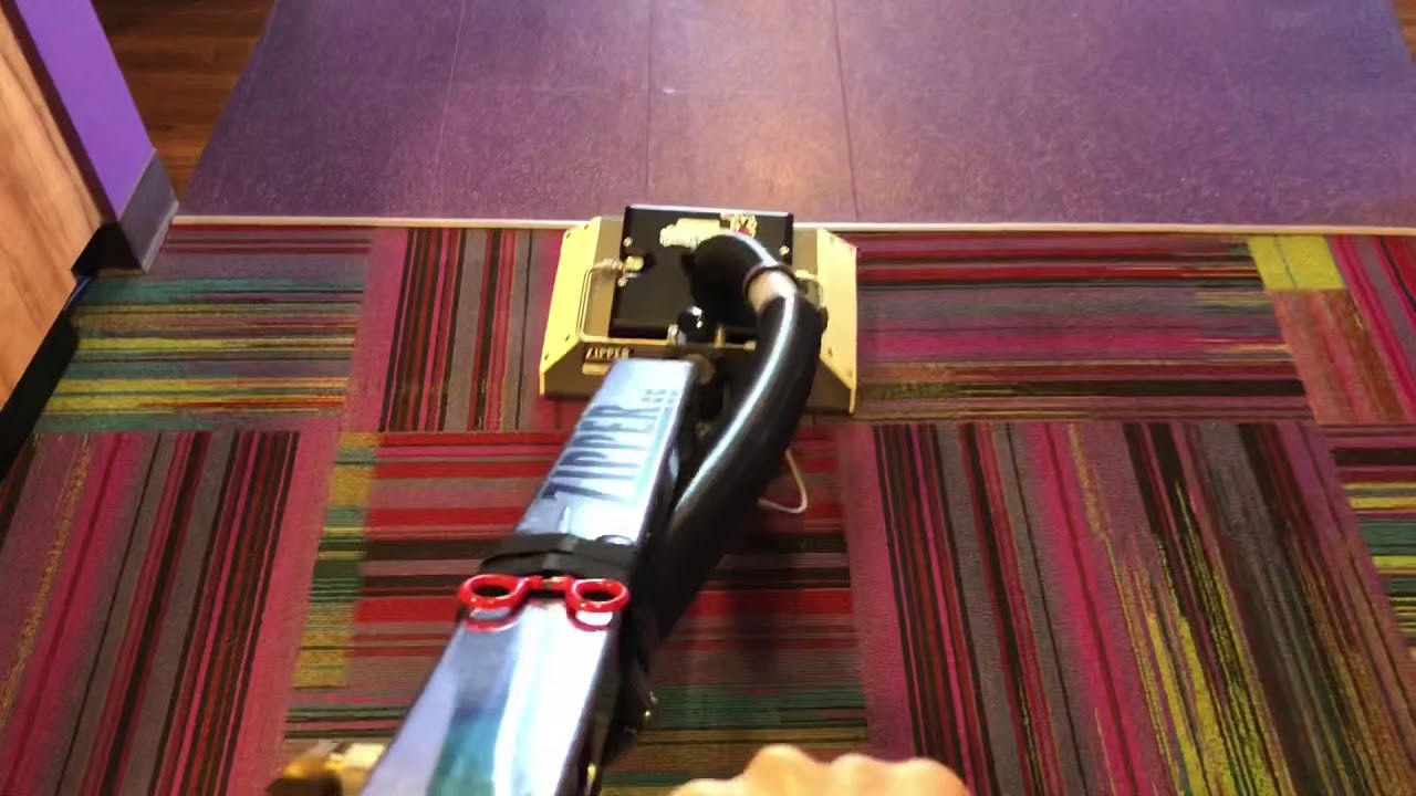 Zipper Wand SS Commercial Carpet - YouTube