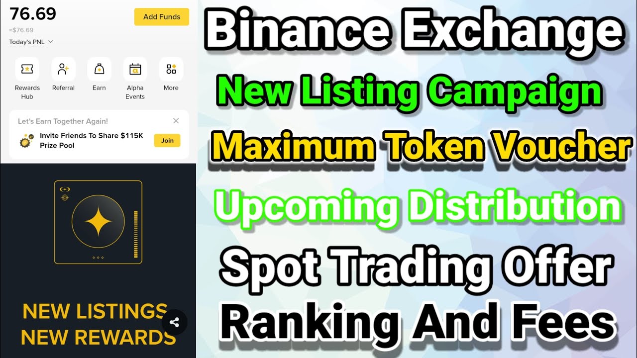 Binance New Listing Campaign Maximum Token Voucher Reward When Upcoming ...