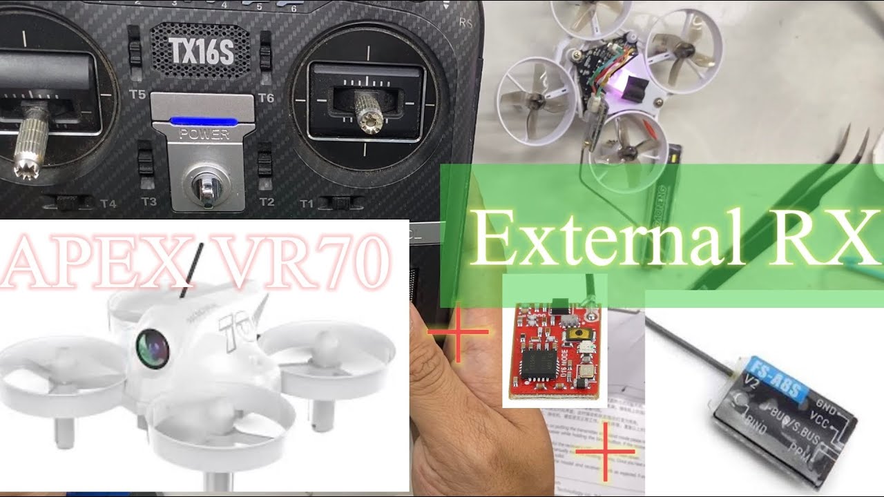 Experiment Percobaan APEX VR70 pake External Receiver - YouTube