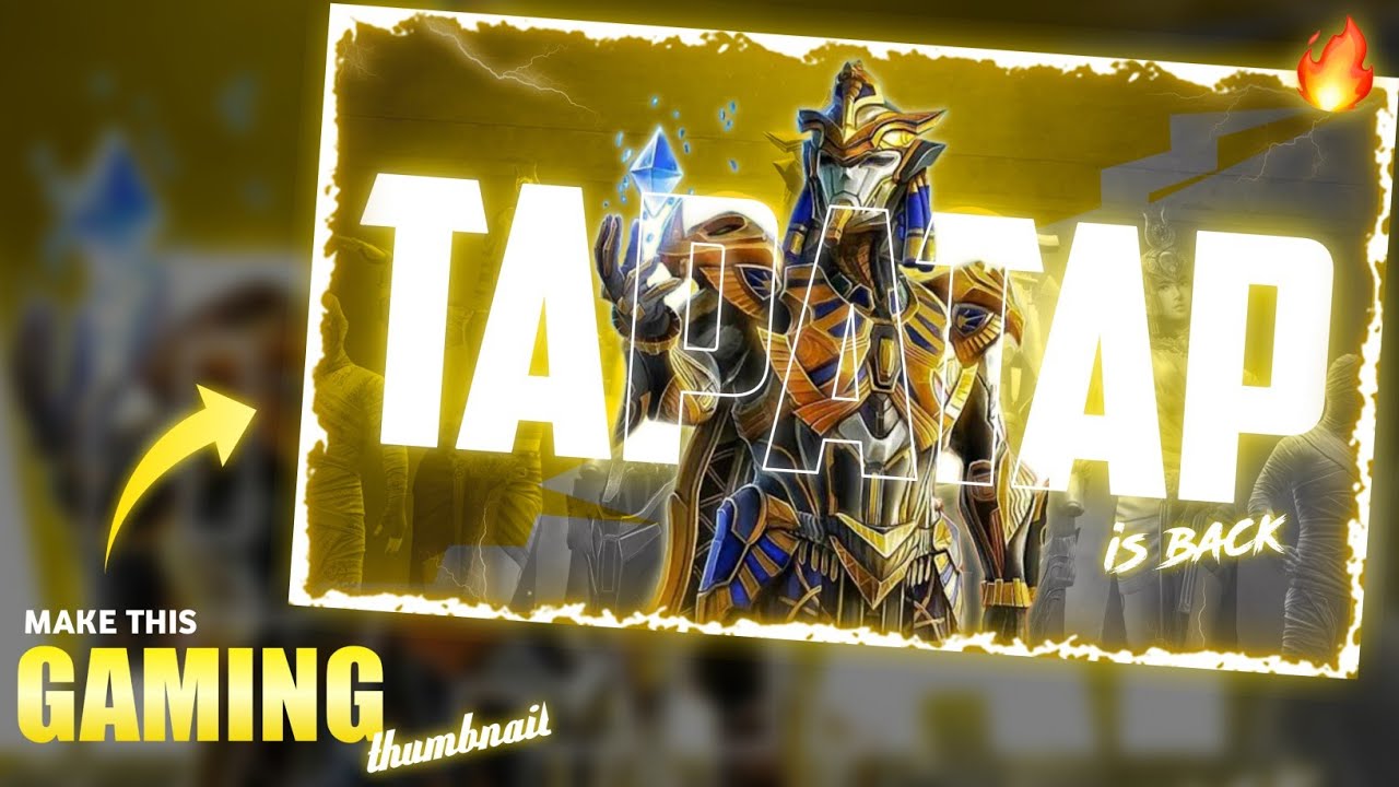 How to Make BGMI Gaming Thumbnail on Android || Gaming Thumbnail ...