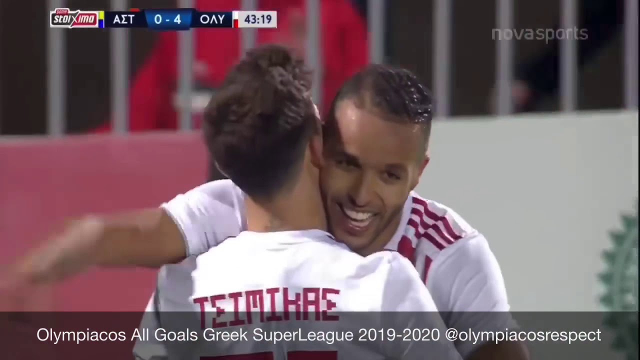 Όλα τα γκολ του Ολυμπιακού στο πρωτάθλημα 2019-2020 - YouTube
