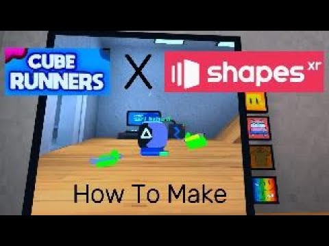 How To Make Cube runners In Shapes XR - YouTube