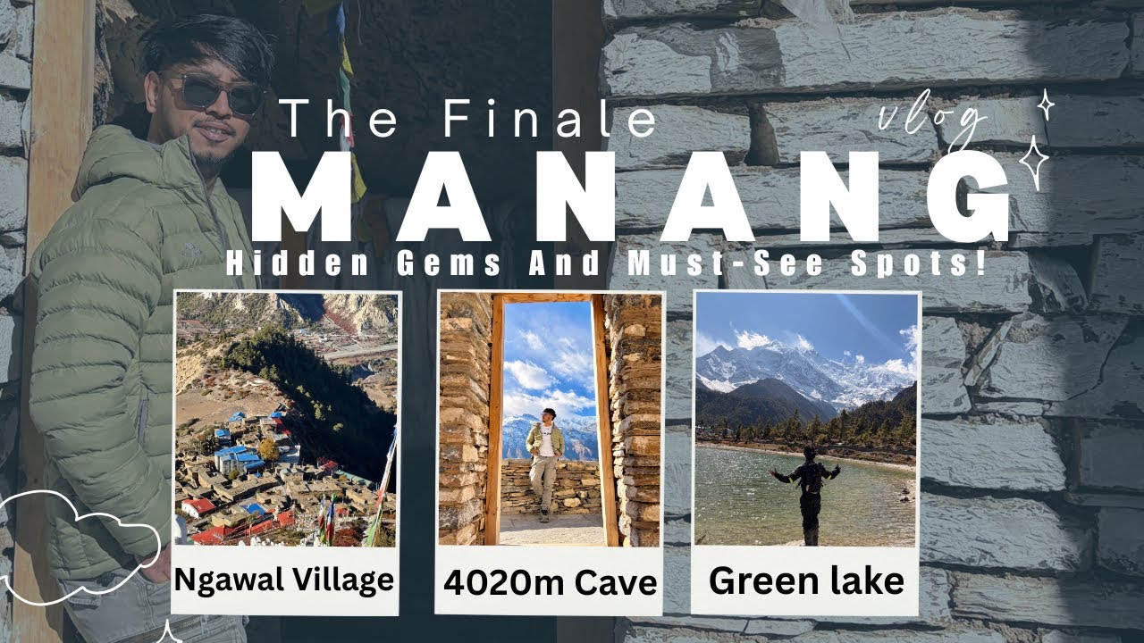 EP 4: Ngawal Village & The 1682 Stairs to 4020m Cave | Green Lake ...