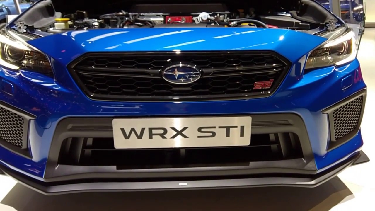 IAA 2017 - Subaru WRX STI 2018 (Walkaround Exterieur/Engine) - YouTube