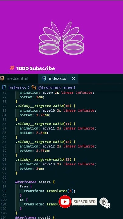 Insane 3D Waves Circle CSS V2 #shorts #css #js #coding #programming #webdeveloper - YouTube