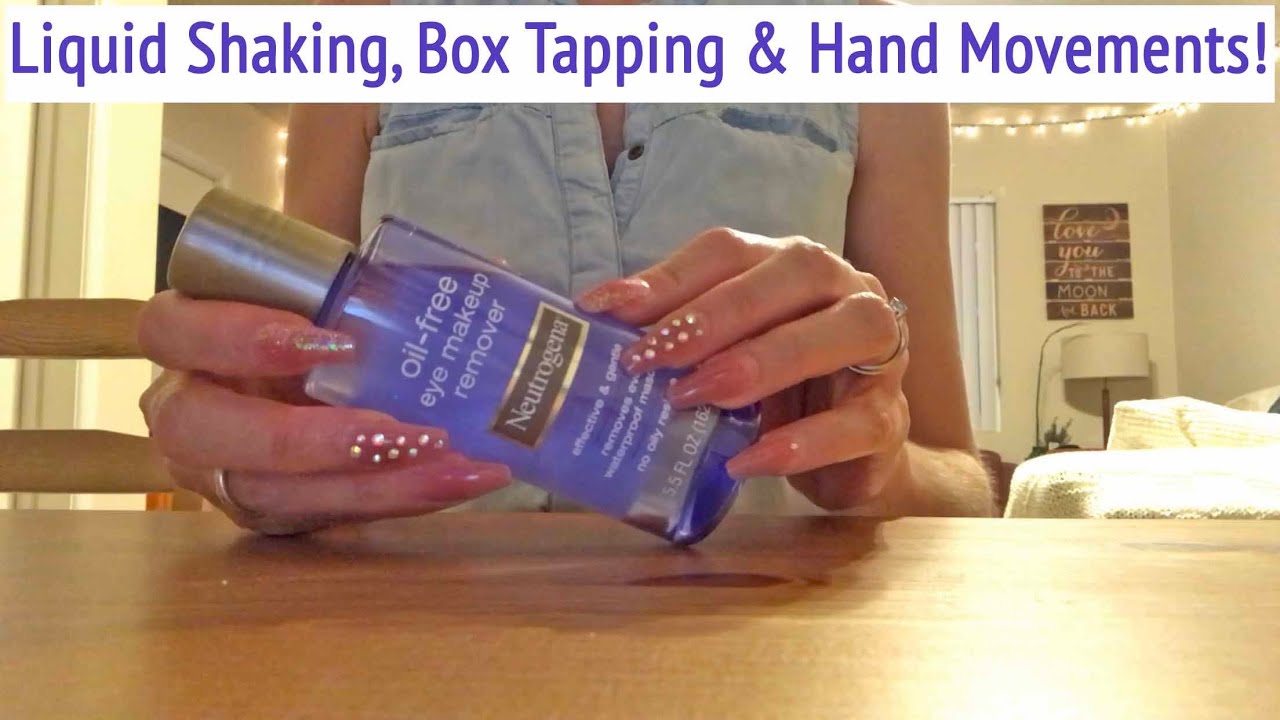 ASMR * Bottle Shaking, Box Tapping * Fast Tapping * Jill's Custom Video ...