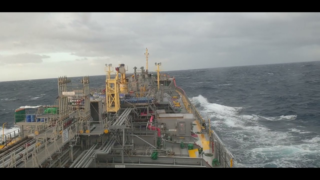 Rough Sea, severe weather at Atlantic, while passing Bermuda Triangle ...