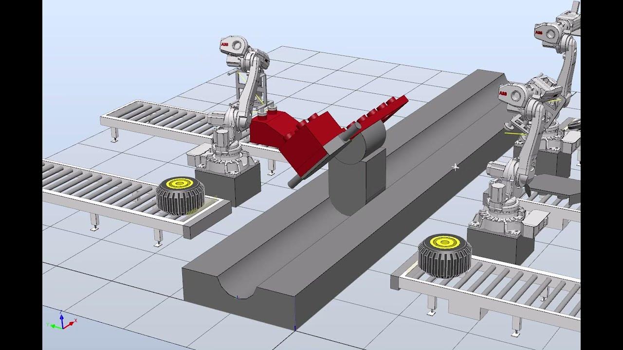 RobotStudio Simulation Project - YouTube