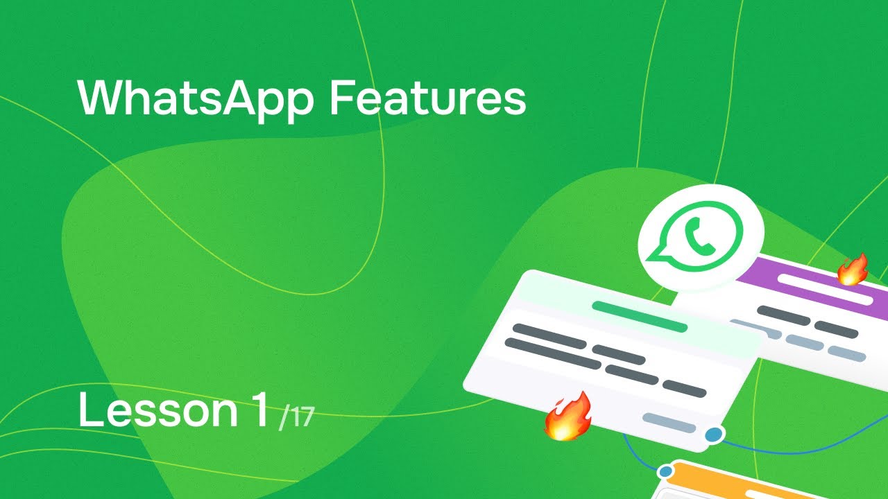 Lesson 1. WhatsApp Features - YouTube