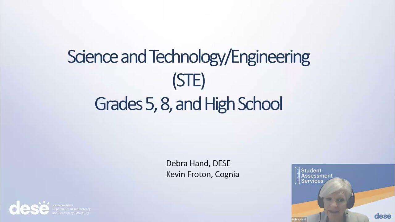 MCAS-Alt Intro for Grades 5, 8, and High School for the Science and ...
