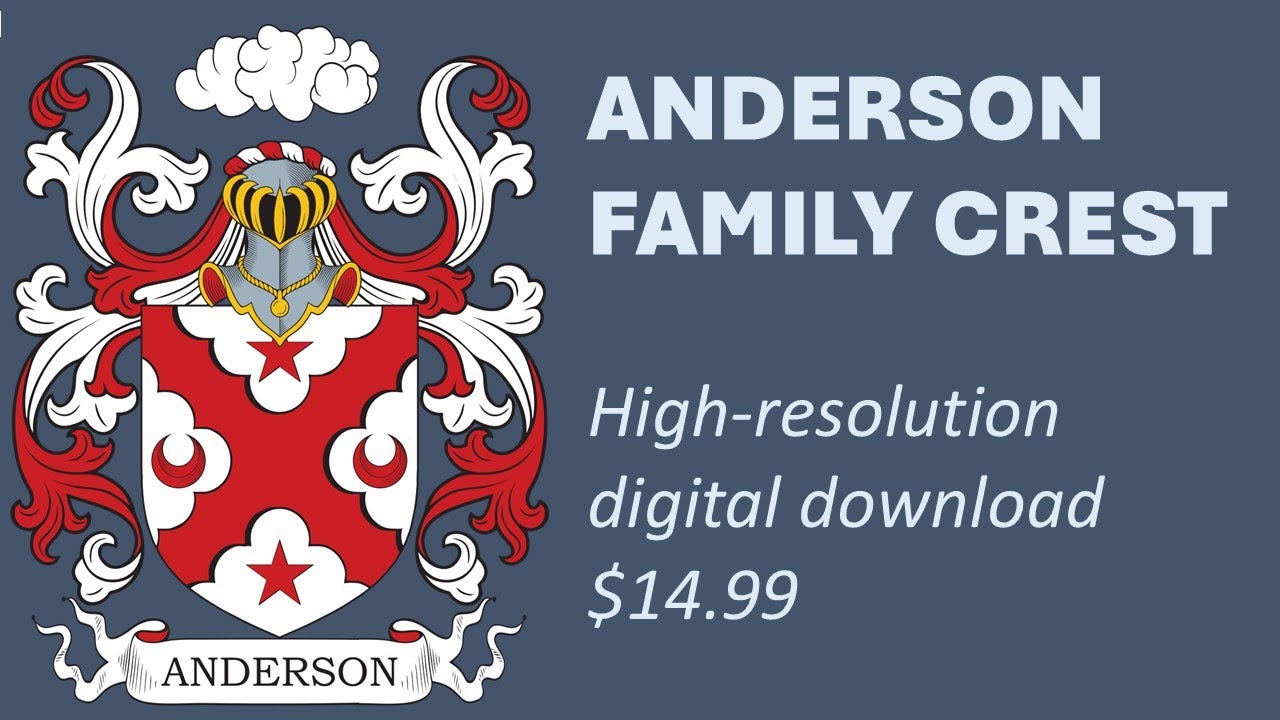 Anderson Family Crest - YouTube