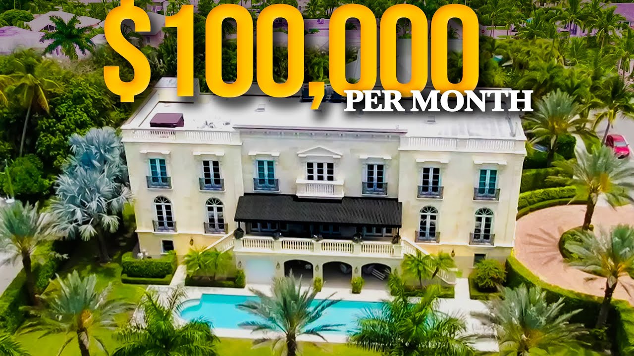 This Florida MANSION costs $100,000 PER MONTH! - YouTube