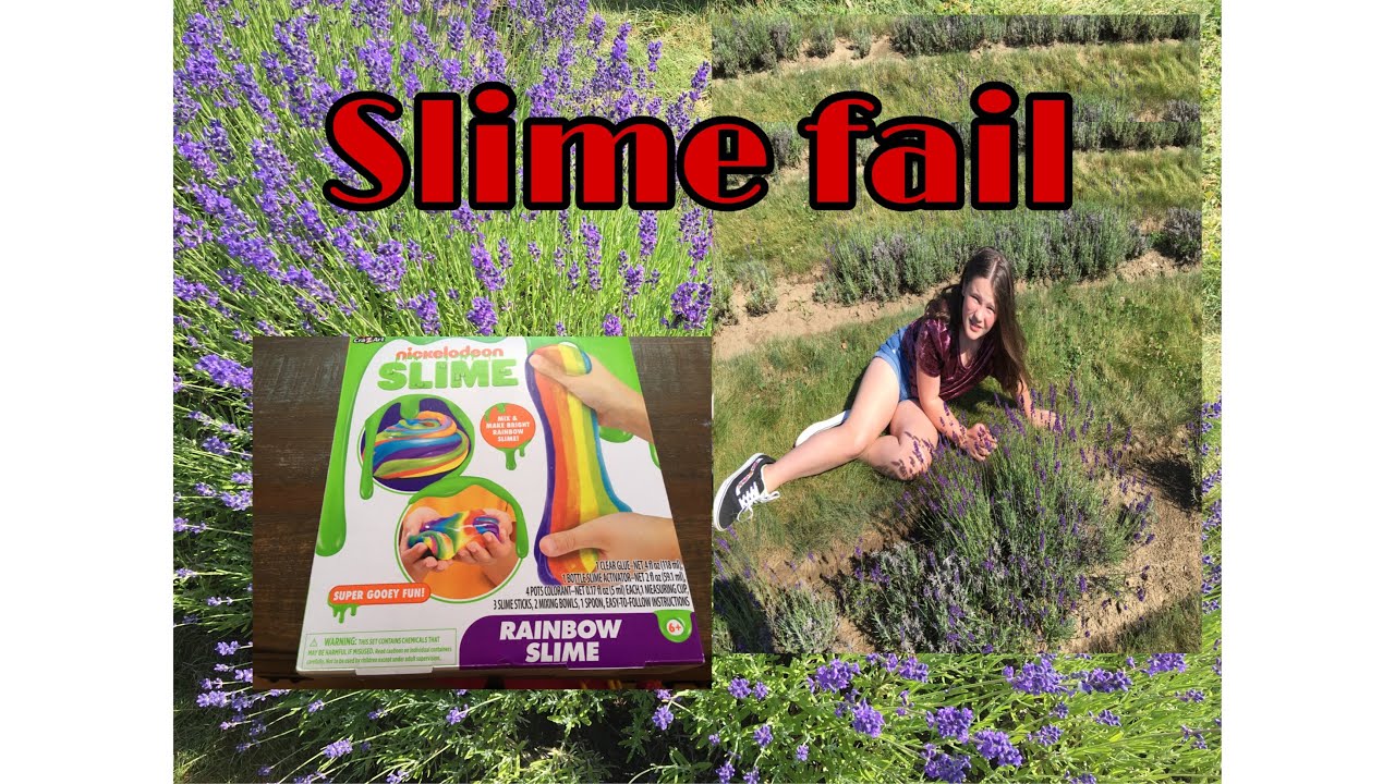 Nickelodeon Rainbow Slime BIG FAIL OR SUCCESS!!!!??!!/ Callie and ...