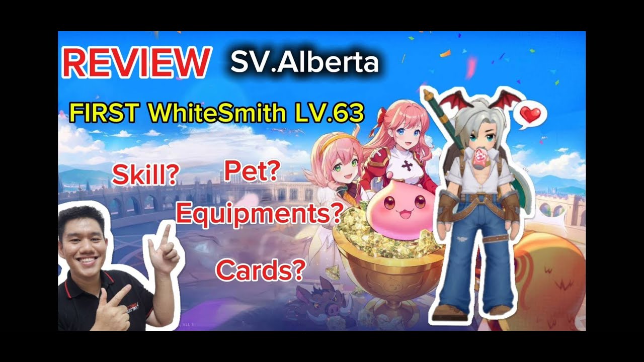 Ragnarok : Back to Glory EP.5 | MERCHANT GUIDE REVIEW LV.63 FIRST WHITE ...