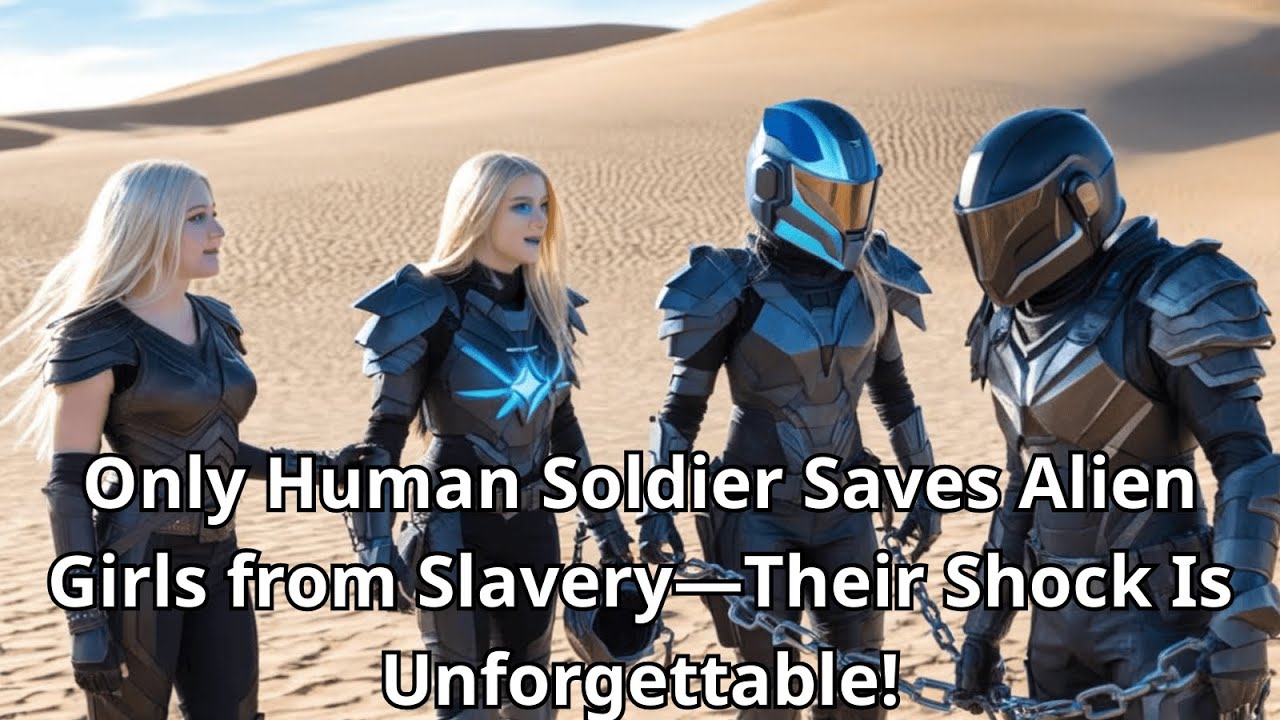 Only Human Soldier Saves Alien Girls from Slavery—Their Shock Is ...