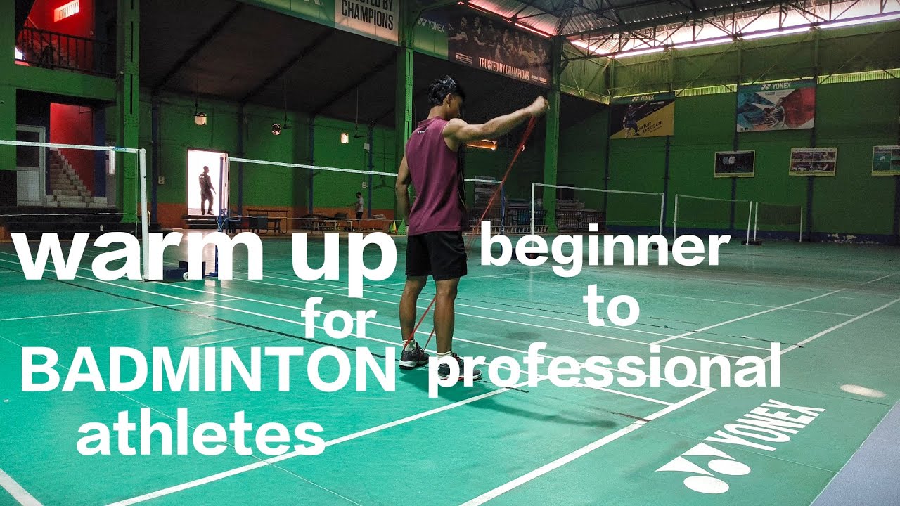 Badminton warm up exercises - YouTube