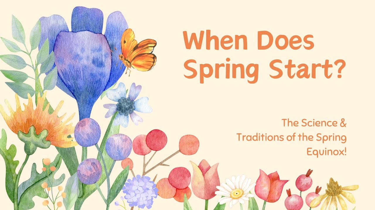 When Does Spring Start? 🌸 English pronunciation practice ☀️ - YouTube