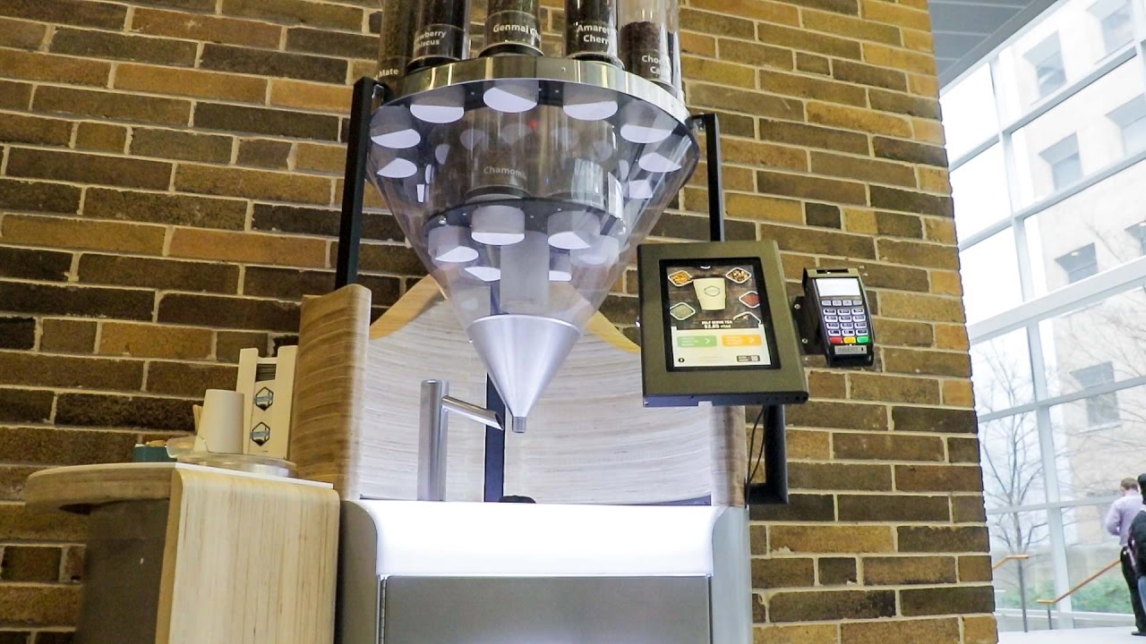 teaBOT is Toronto's high-tech tea vending machine - YouTube