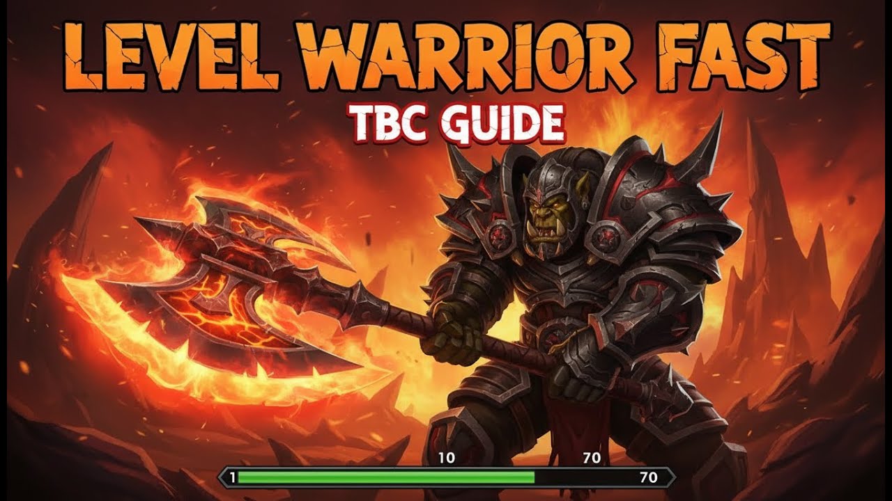 So You Want to Level a Warrior? TBC Classic Guide (1–70 FAST) - YouTube