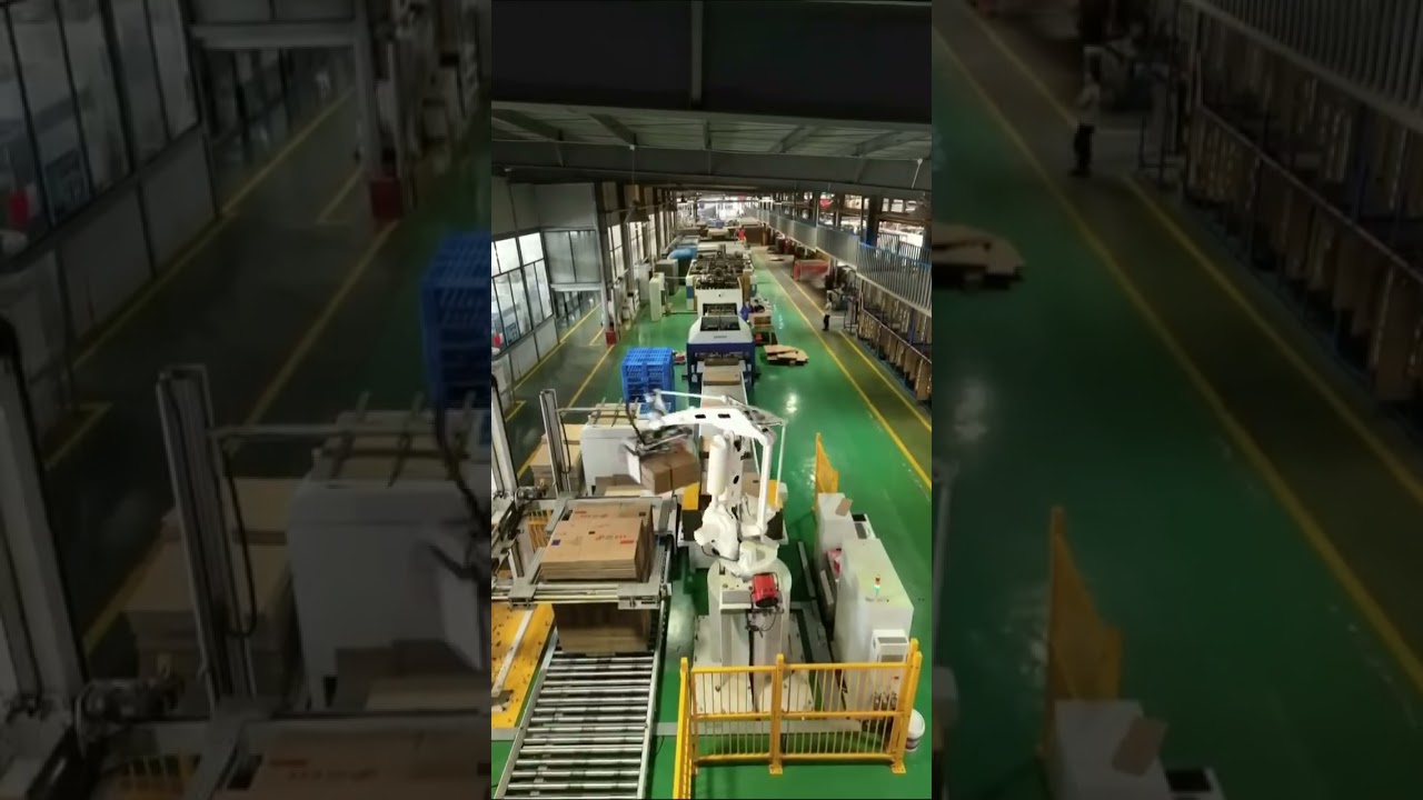 T-ONE machine inliner with robot - YouTube