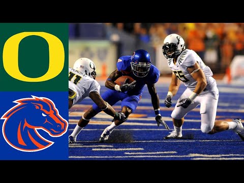 #14 Boise State vs #16 Oregon 2009 Highlights | "The Punch" | - YouTube